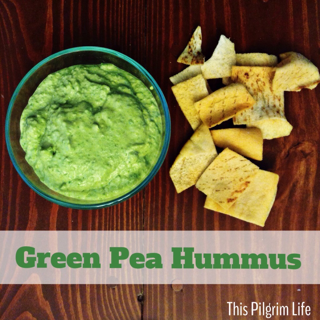 Green Pea Hummus - This Pilgrim Life