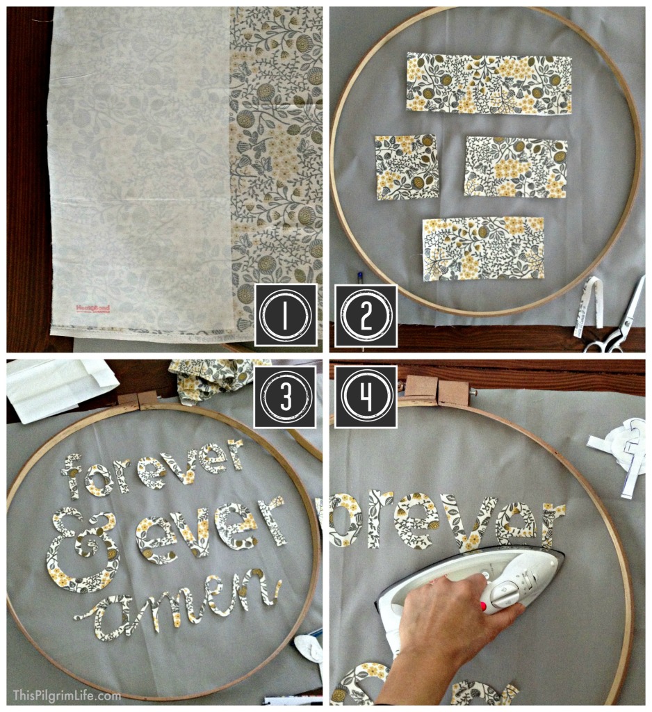 Valentine's Day Home Makeover & Easy Hoop Art Tutorial - This Pilgrim Life