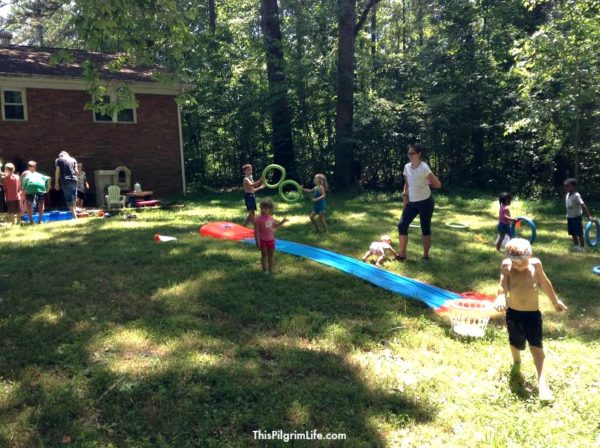 Field Day Water Party - This Pilgrim Life