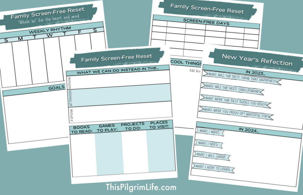 Family Screen Free Reset Blog - This Pilgrim Life