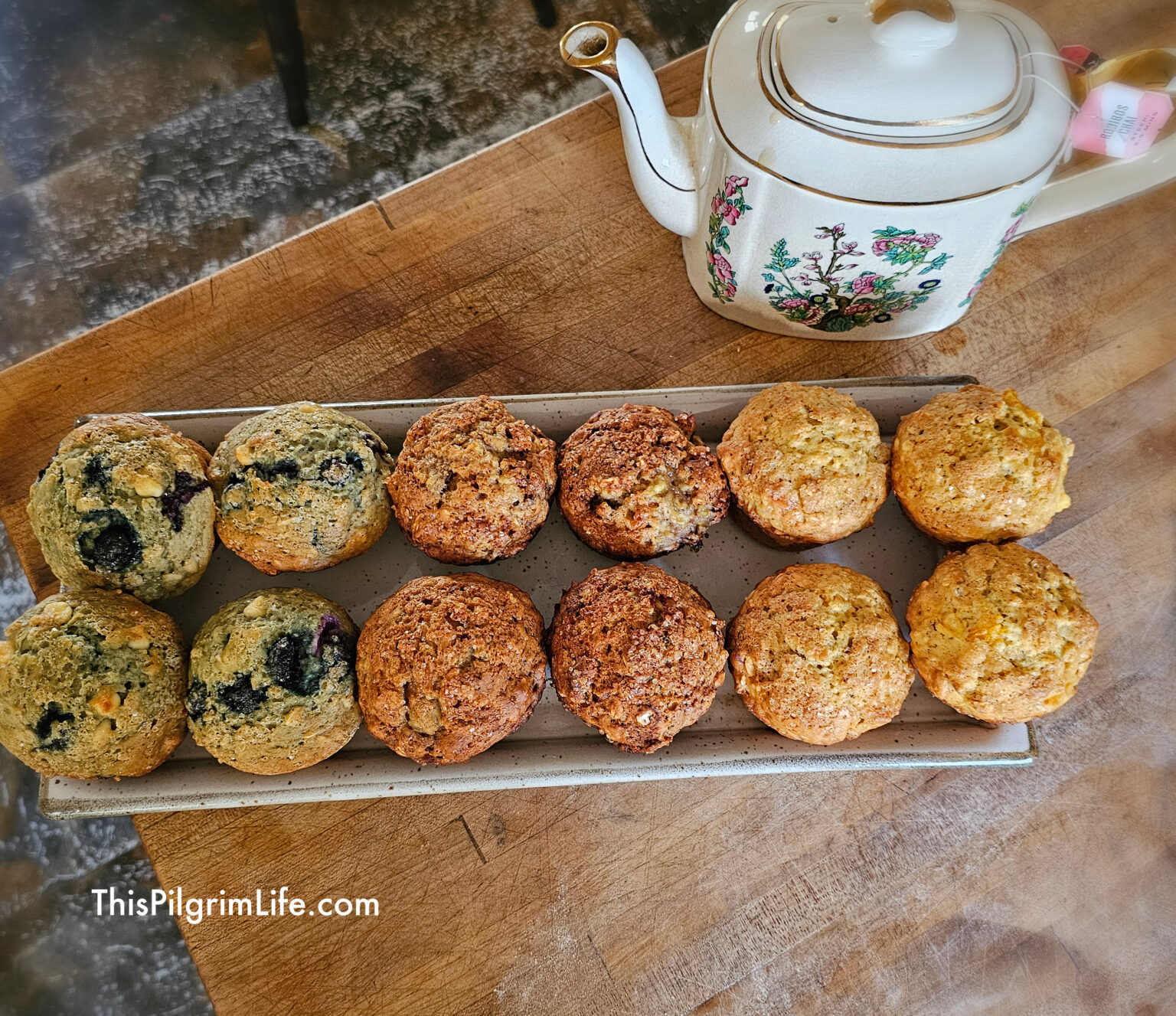 Naturally Sweetened Master Muffin Recipe - This Pilgrim Life