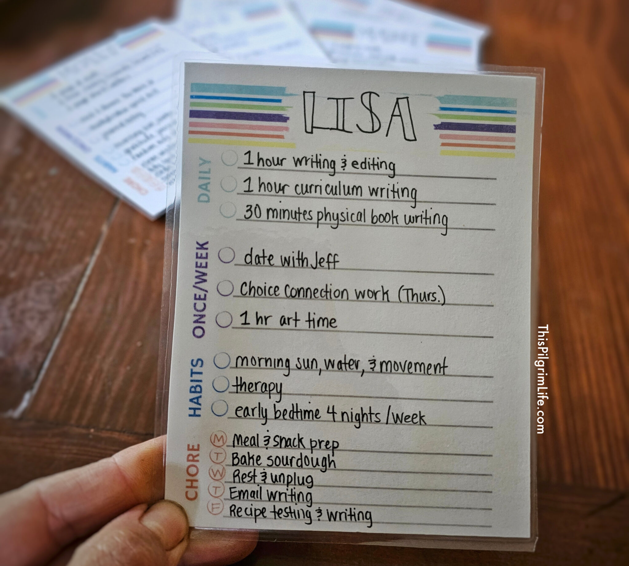 Summer Checklists & Our Summer Rhythm - This Pilgrim Life
